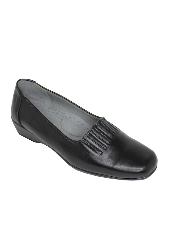 Aerocomfort Ανατομικά Γυναικεία Slip-On Δερμάτινα Μαύρα ΓΥ-04837-1-7 | Skroutz.gr