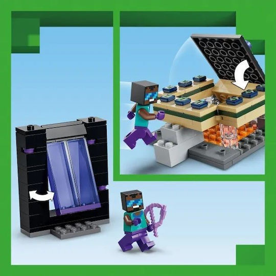 LEGO Minecraft Nether & End Portal Journey für 7+ Jahre Jahre 192Stück ...