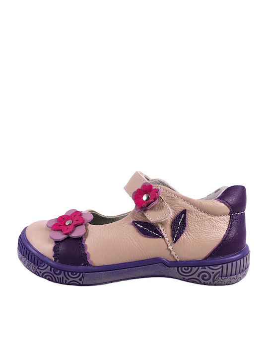 Chippo Παιδικές Μπαλαρίνες με Σκρατς Δερμάτινες Μπεζ 122803 | Skroutz.gr