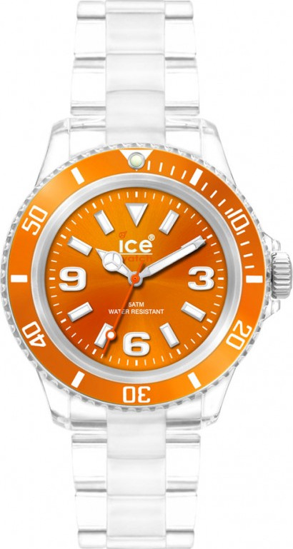 Ice-Watch Classic Clear Orange Unisex Plastic Bracelet CLOEUP09 ...