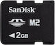 Sandisk Memory Stick Micro (M2) 2GB | Skroutz.gr