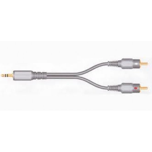 Prolink Καλώδιο 3.5mm male - RCA male Γκρι 10m (GAL342G-1000) | Skroutz.gr