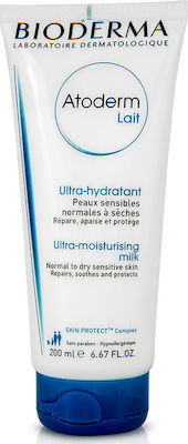 Bioderma Atoderm Lait Moisturising Milk Dry Sensitive Skin 200ml ...