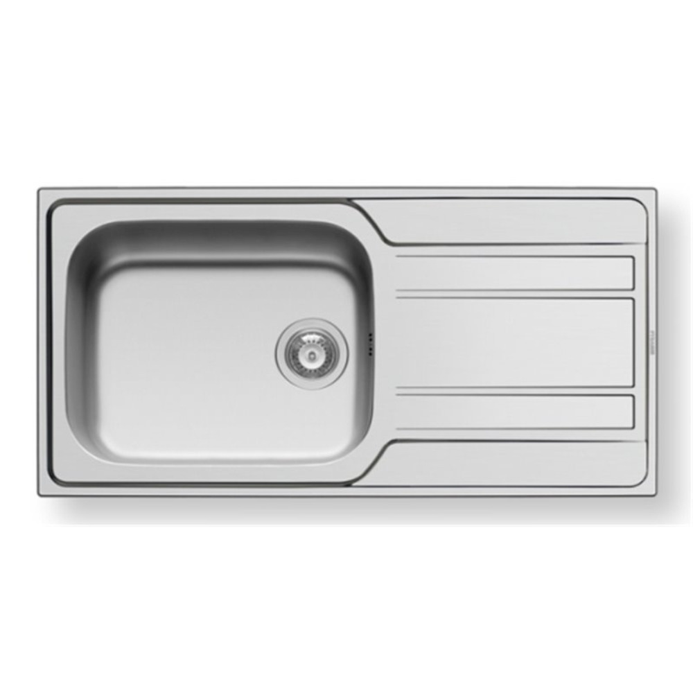 Pyramis Zeda Plus 1B 1D Ένθετος Νεροχύτης Αριστερός Inox Σατινέ ...