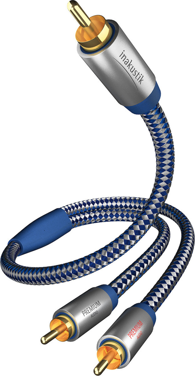 Inakustik Cable RCA male - 2x RCA male 2m (0040802) | Skroutz.gr
