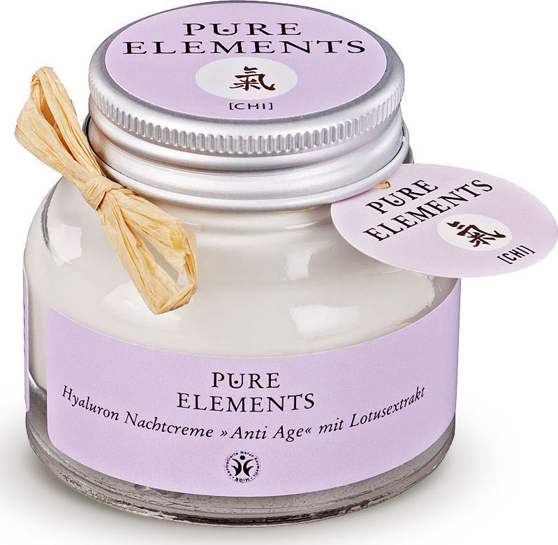 Pure Elements Hyaluron Night Cream Anti Age with Lotus Extract 50ml ...