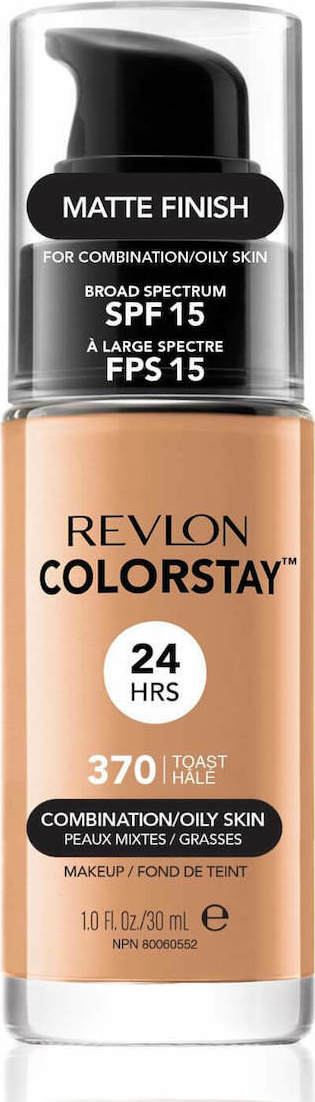 Revlon Colorstay Makeup for Combination Oily Skin 370 Toast 30ml ...