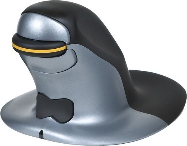 Posturite Penguin Ambidextrous Vertical Mouse Small Wired Grey | Skroutz.gr