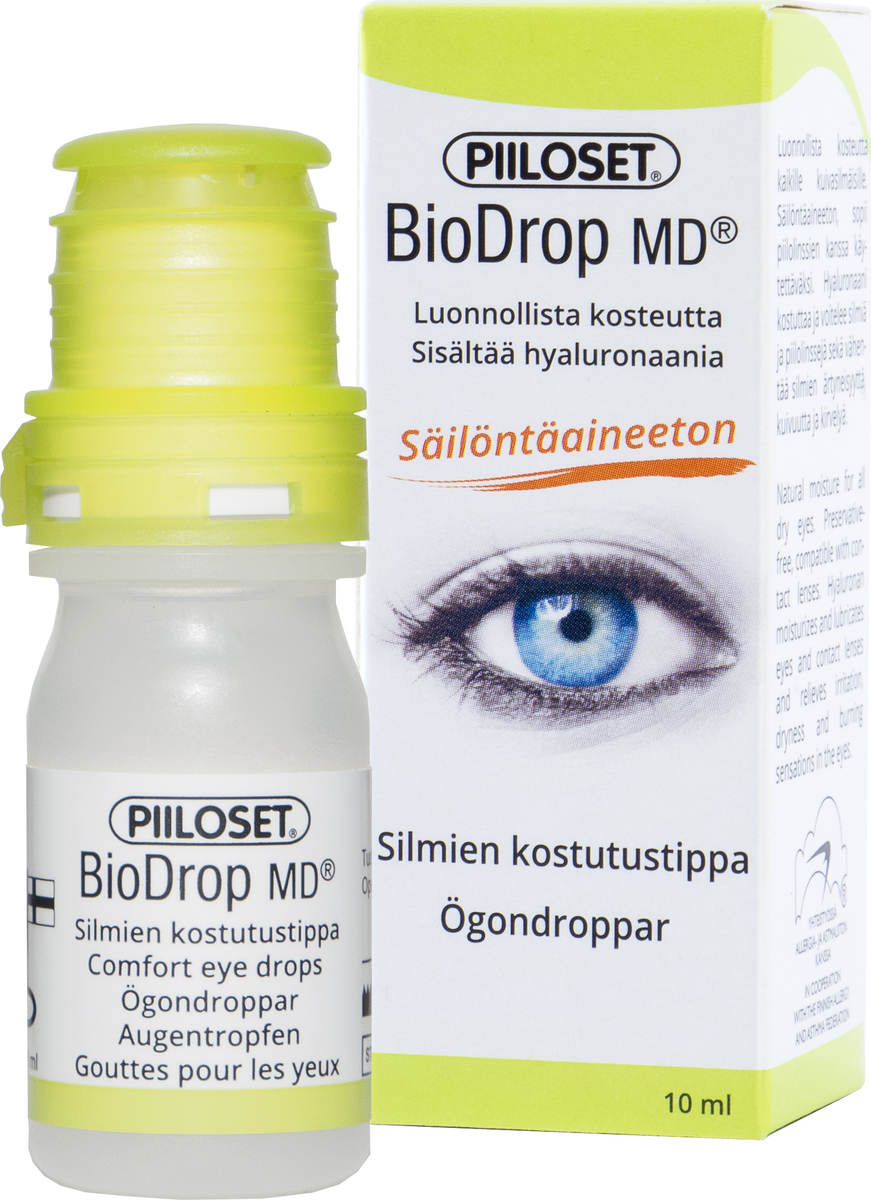 Piiloset BioDrop MD Οφθαλμικές Σταγόνες με Υαλουρονικό Οξύ για ...