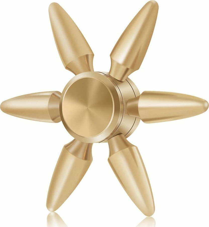 Fidget Spinner Metallic Bullet Six Leaves 4 minutes | Skroutz.gr