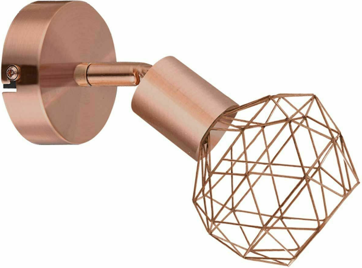 Aca Aladdin Single Spot with Socket E14 in Copper Color MC15611C ...