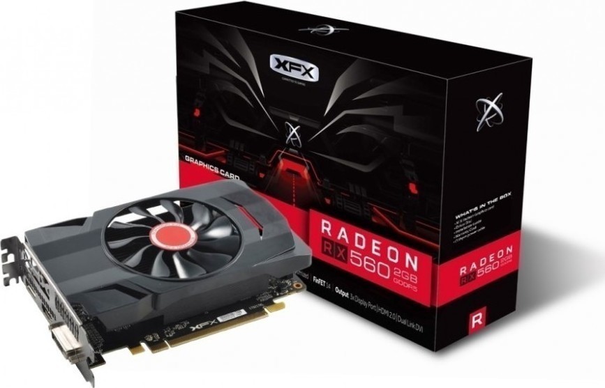 XFX Radeon RX 560 2GB 14CU Single Fan (RX-560D2SFG5) - Skroutz.gr