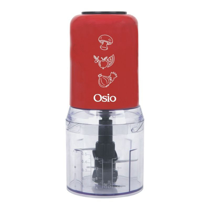 Osio OMC-2312 OMC-2312R Πολυκόπτης Multi 400W με Δοχείο 500ml Red ...