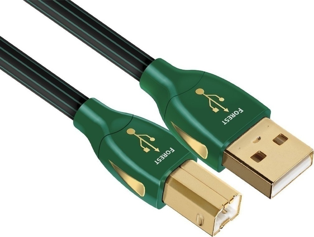 Audioquest USB 2.0 Cable USB-A male - USB-B male 0.75m (Forest ...