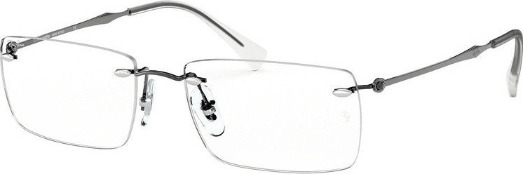 Ray Ban Ανδρικός Μεταλλικός Σκελετός Γυαλιών σε Ασημί Χρώμα RB8755 1000 ...