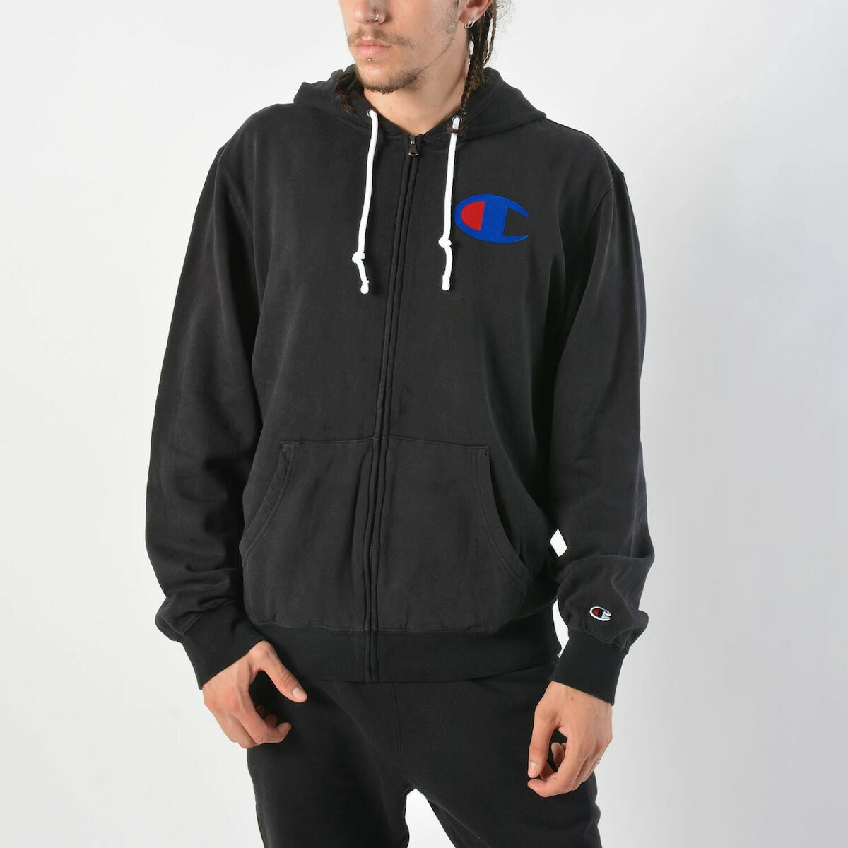 Champion Hooded Full Zip Sweatshirt 212261-KK001 | Skroutz.gr