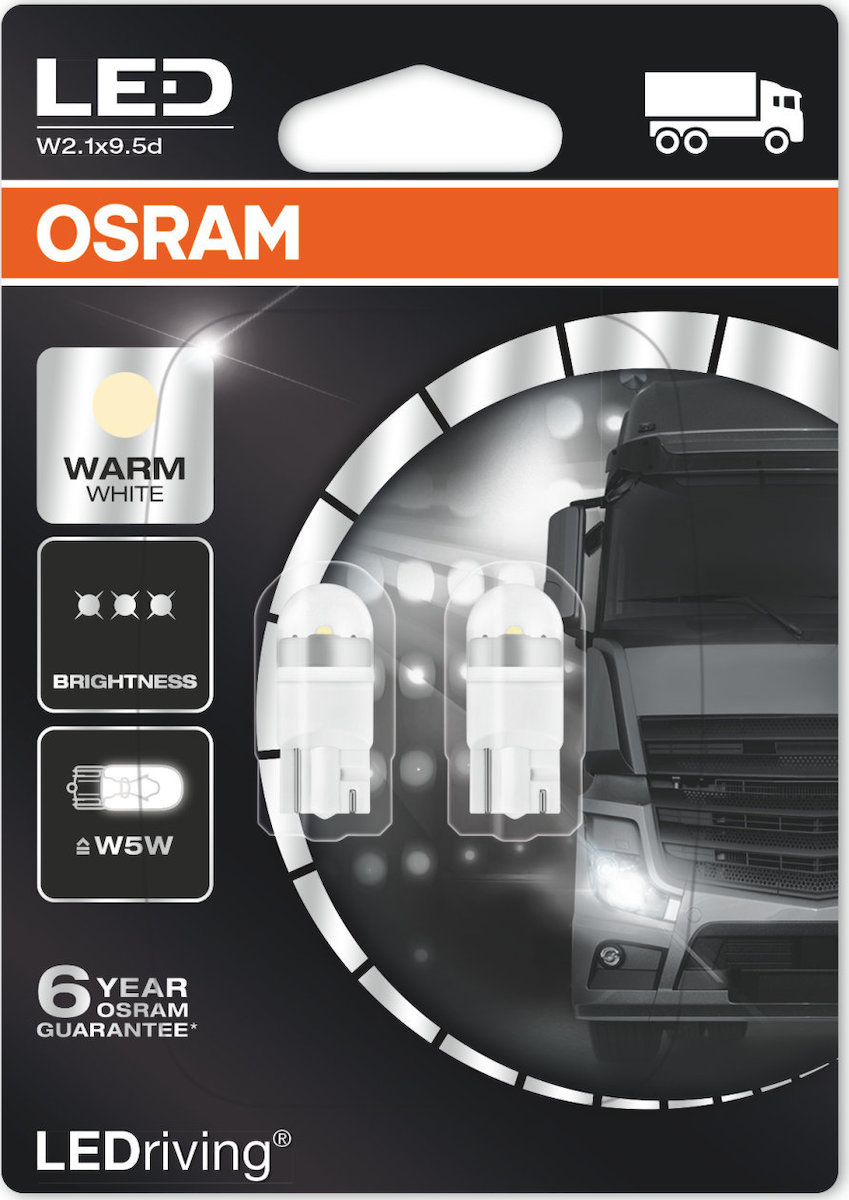 Osram Λάμπες Αυτοκινήτου LEDriving Premium Warm White W5W LED 4000K ...