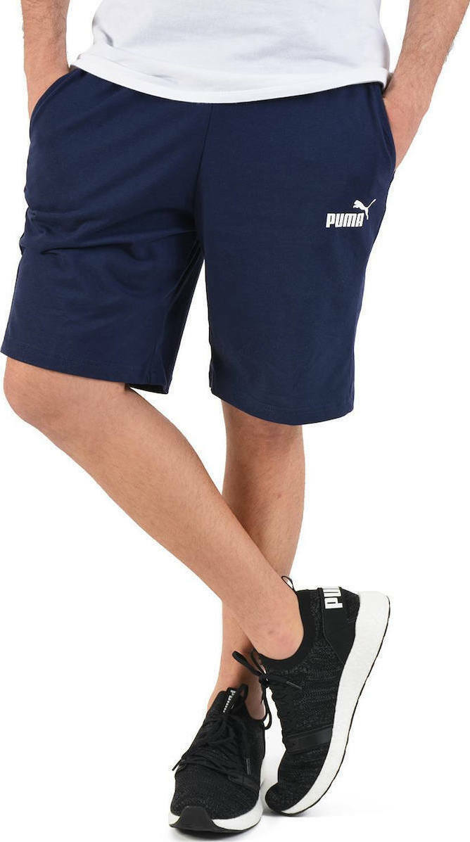 Puma Essentials Αθλητική Ανδρική Βερμούδα Μπλε 851994-06 | Skroutz.gr