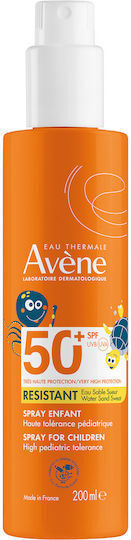 Avene Eau Thermale SPF50 Αδιάβροχο Παιδικό Αντηλιακό Spray για Πρόσωπο ...
