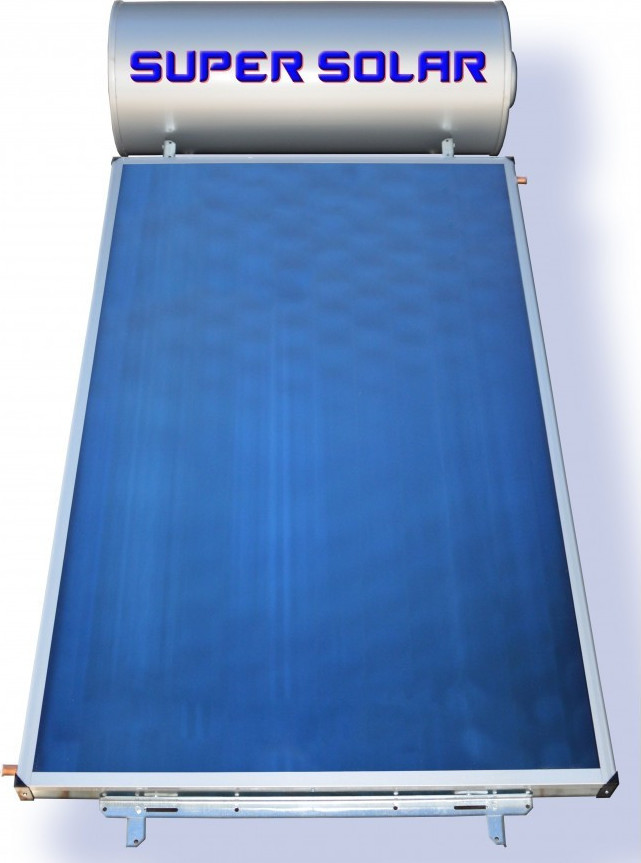 Super Solar SSG Ηλιακός Θερμοσίφωνας 80lt/1.5m² Glass Τριπλής Ενέργειας ...