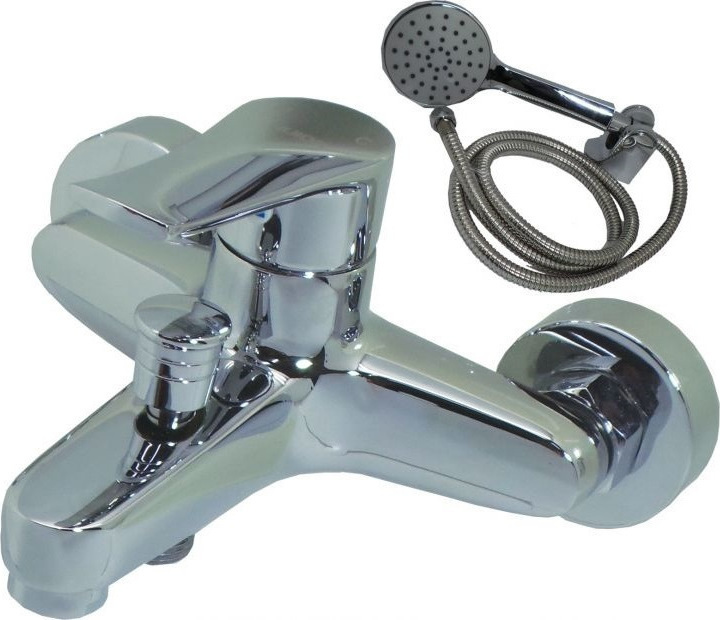 Gloria Huida Mixing Bathtub Shower Faucet Complete Set Silver 39-2783 ...