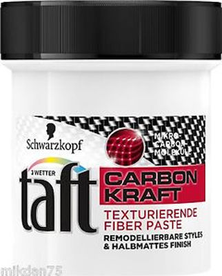 Schwarzkopf Taft Looks Carbon Force Texturizing Fiber Paste 130ml ...