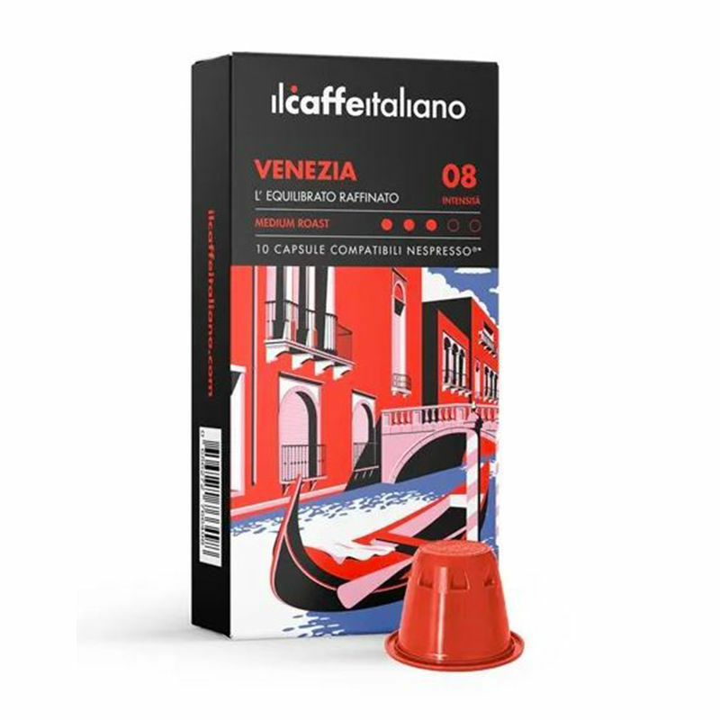 IL Caffe Italiano Κάψουλες Espresso Venezia Συμβατές με Μηχανή ...