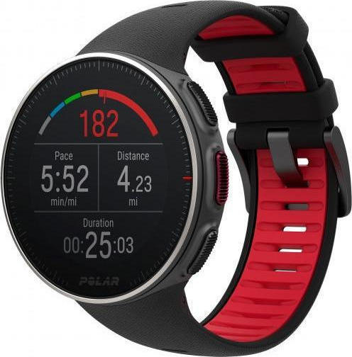 Polar Vantage V Titan HR 46mm (Black/Red) | Skroutz.gr
