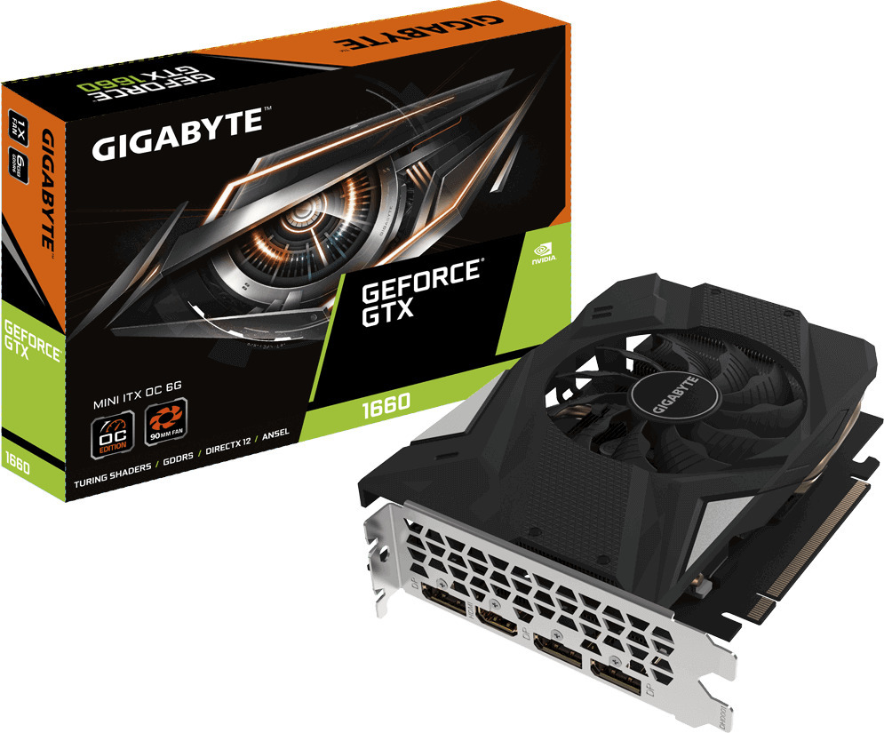 Gigabyte GeForce GTX 1660 6GB Mini OC (GV-N1660IXOC-6GD) | Skroutz.gr