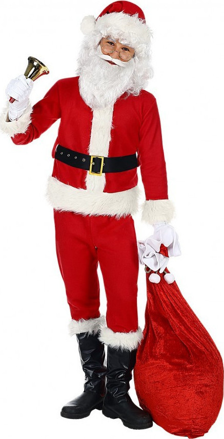 Χριστουγεννιάτικη Στολή Άγιος Βασίλης Κόκκινη 0013 | Skroutz.gr