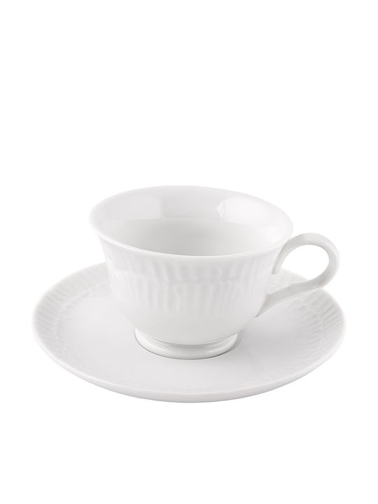 Oriana Ferelli PW2 Σετ Φλιτζάνια Tσαγιού από Πορσελάνη Λευκά 200ml ...