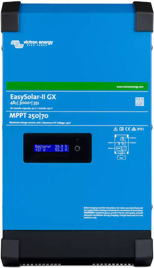 Victron Energy EasySolar-II GX 48/3000/35-32 MPPT 250/70 Inverter Unda sinusoidală pură 48V ...