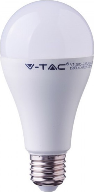 V-TAC VT-2217 Λάμπα LED για Ντουί E27 και Σχήμα A60 Ψυχρό Λευκό 1521lm ...