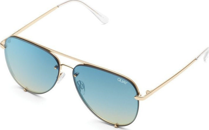 Quay Australia High Key Rimless GLD/BLUTURQ | Skroutz.gr