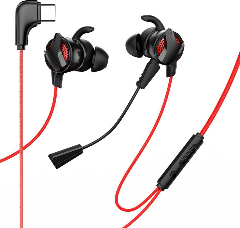 Baseus Gamo C15 In Ear Gaming Headset με σύνδεση USB Κόκκινο | Skroutz.gr
