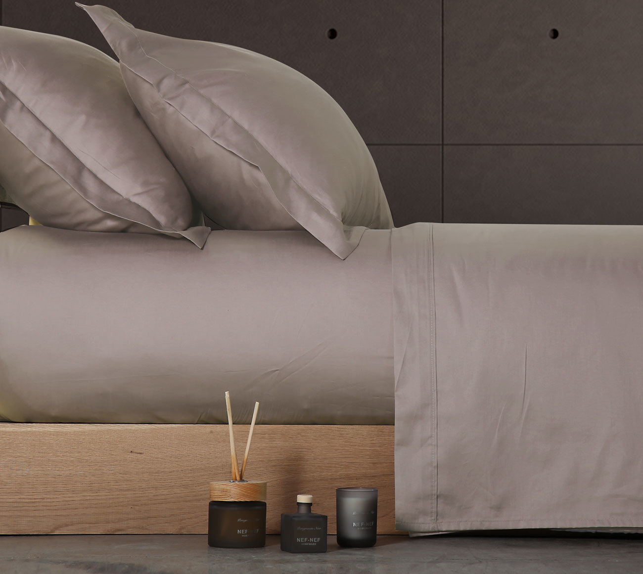 Nef-Nef Homeware Σεντόνι King Size 280x270εκ. Elements Grey | Skroutz.gr