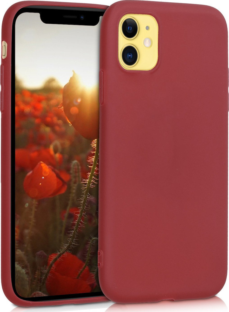 KWmobile Soft Flexible Back Cover Red Matte (iPhone 11) - Skroutz.gr