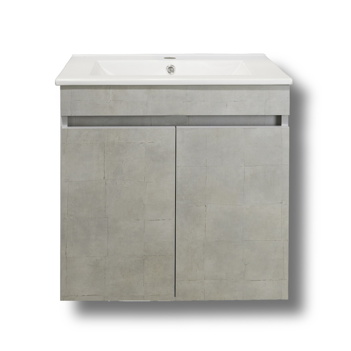 Martin Omega 50 3BOM050SL0 Πάγκος με Νιπτήρα Μ100xΒ46xΥ57cm Σταχτί ...