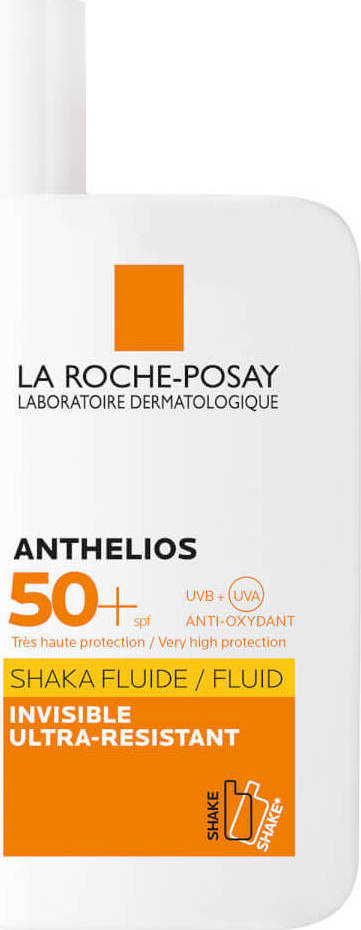 La Roche Posay Anthelios Shaka Fluid Αντηλιακή Κρέμα Προσώπου SPF50 ...