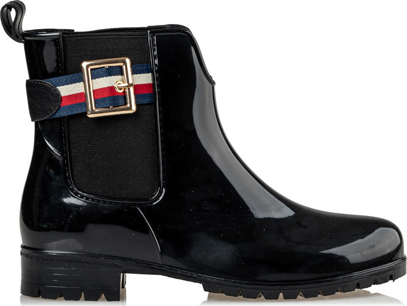 Envie Shoes Κοντές Γυναικείες Γαλότσες Μαύρες V22-10069-34 | Skroutz.gr