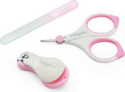 Babyono Σετ Περιποίησης Νυχιών Μωρού Ροζ BN398/02 | Skroutz.gr
