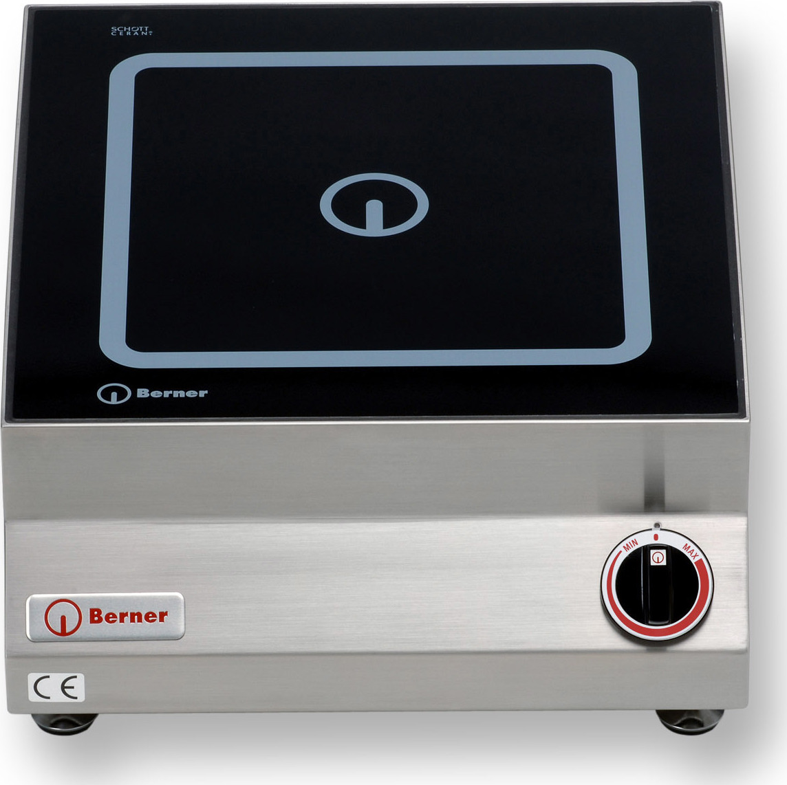 Berner Induktion BI1FF5 Ηλεκτρική Εστία Επαγωγική 5kW 40x45.5x18cm ...