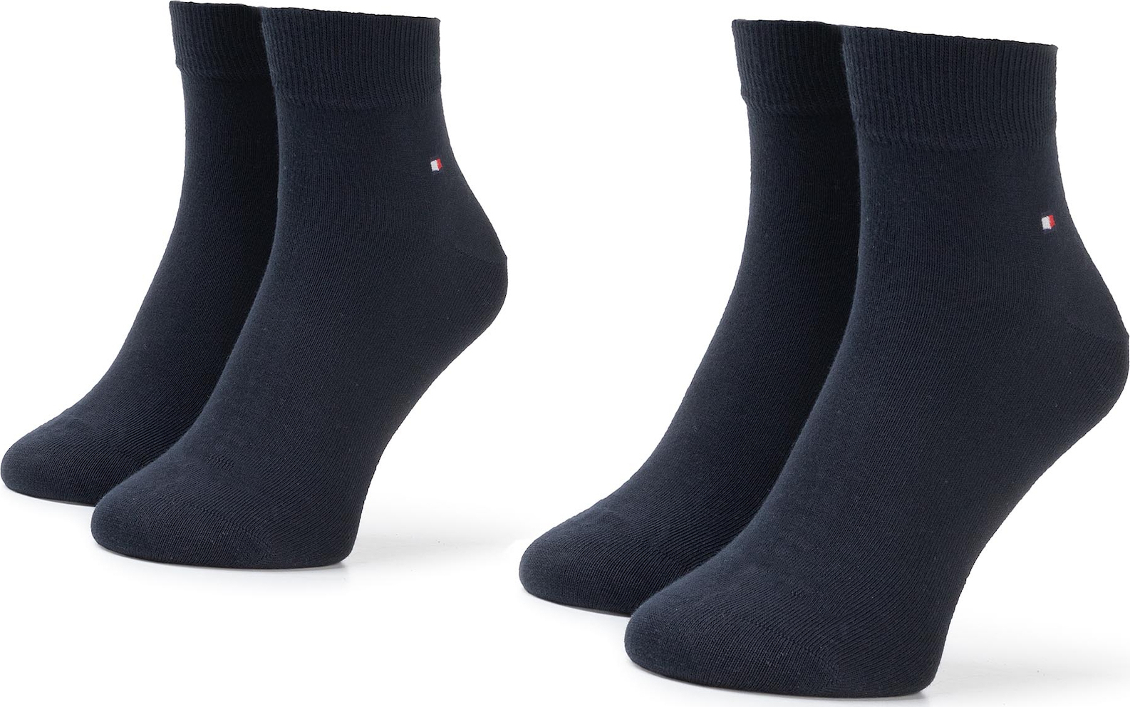 Tommy Hilfiger Ανδρικές Μονόχρωμες Κάλτσες Μπλε 2Pack 342025001-322 ...