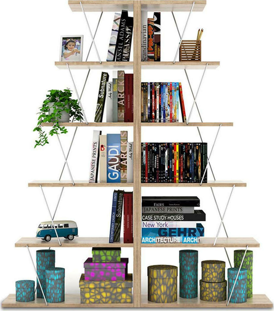 Βιβλιοθήκη Mini Tars 200-000164 130x22x146cm | Skroutz.gr