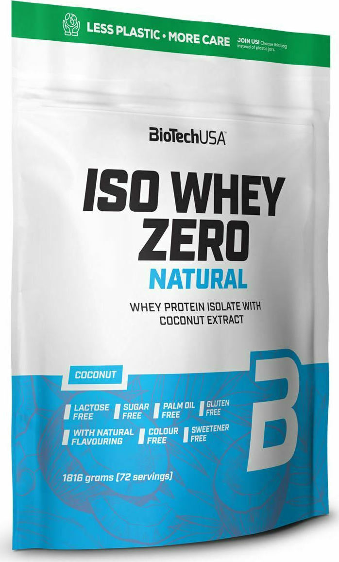 Biotech USA Iso Whey Zero Natural Πρωτεΐνη Ορού Γάλακτος Χωρίς Γλουτένη ...
