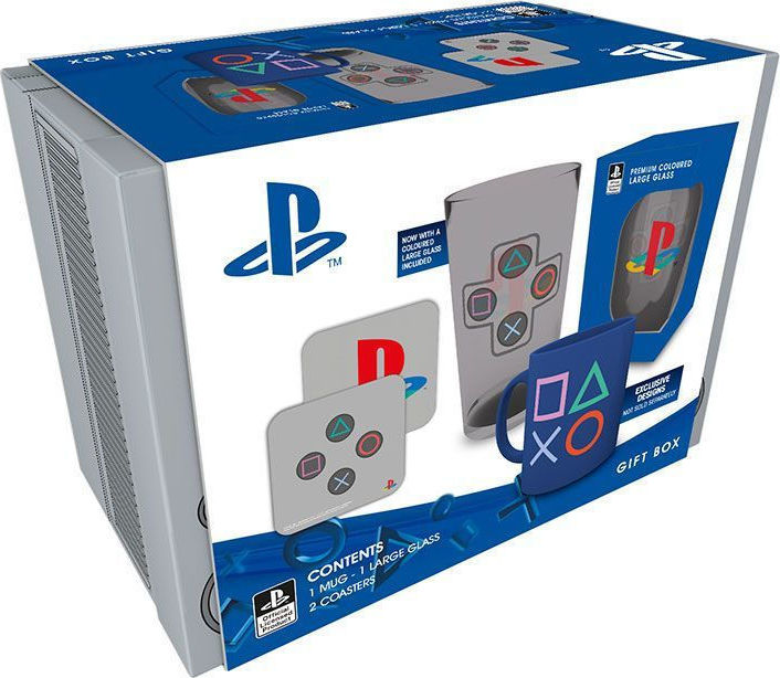 GB eye PlayStation Gift Box Classic 2019 Κούπα Κεραμική Γκρι GFB0075 ...