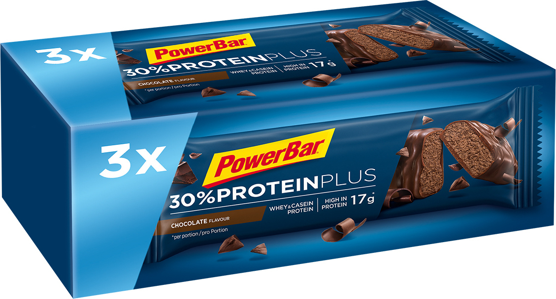 PowerBar Protein Plus Μπάρα με 30% Πρωτεΐνη & Γεύση Σοκολάτα 3x55gr ...