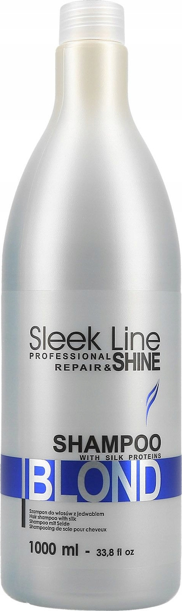 Stapiz Sleek Line Professional Repair & Shine Blond Shampoo with Silk ...