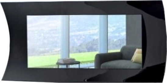 Ploumatos F150 Καθρέπτης Τοίχου με Μαύρο Γυάλινο Πλαίσιο 70x170cm ...