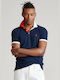 Ralph Lauren Ανδρική Μπλούζα Polo Κοντομάνικη Navy Μπλε 710791004001 ...